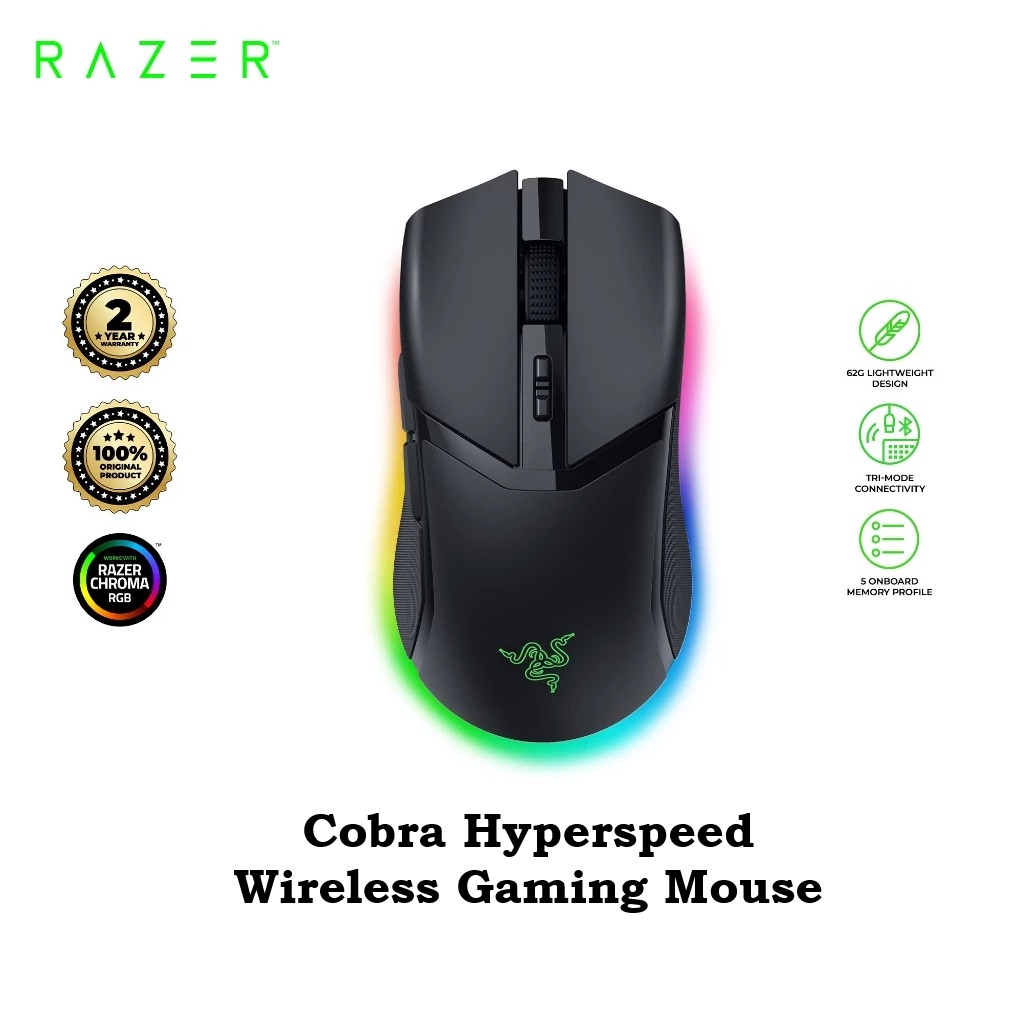 Razer Cobra Hyperspeed | Razer Cobra Pro Hyperspeed Wireless Gaming ...